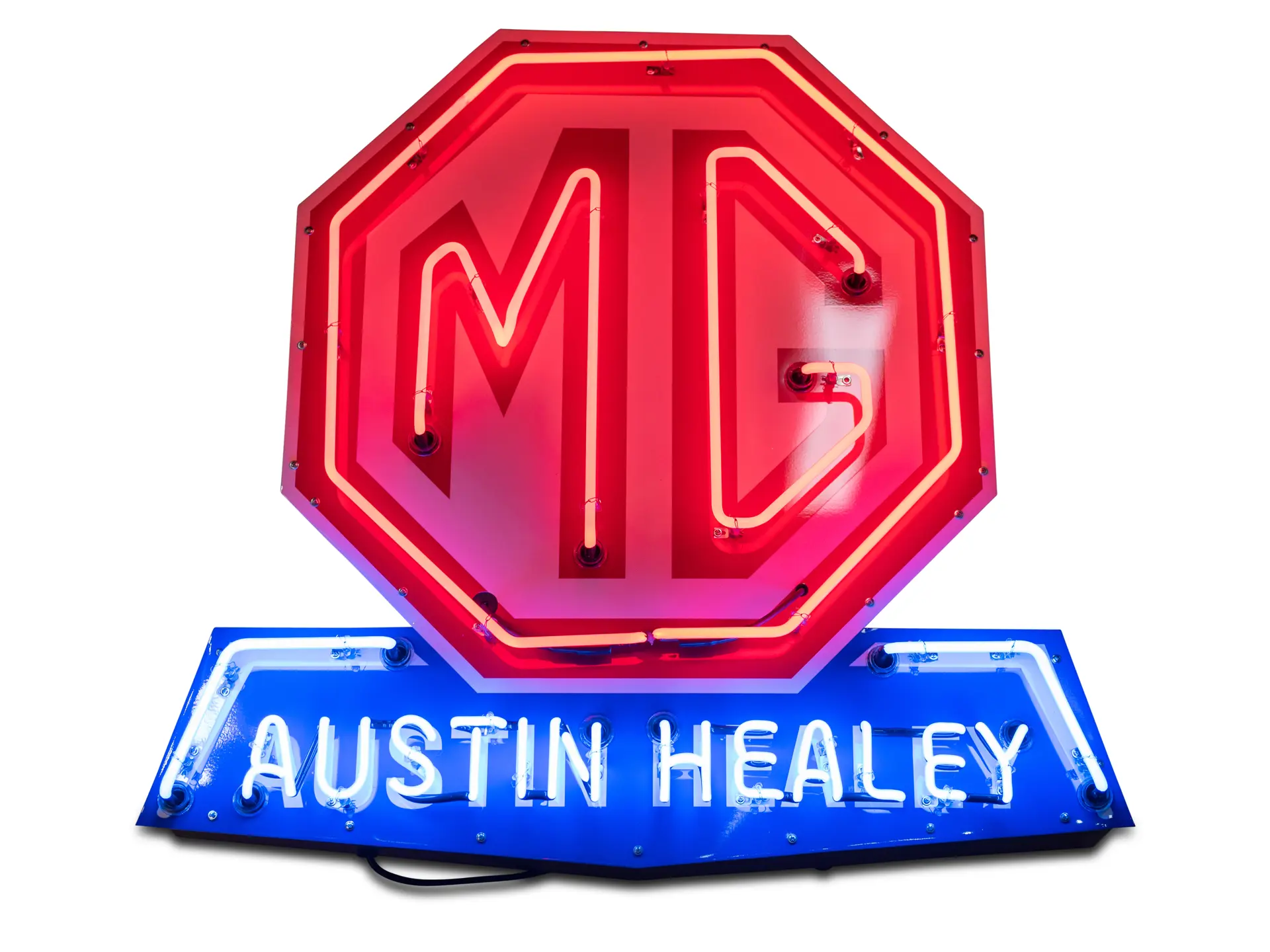 MG Austin-Healey Neon Sign | Gene Ponder Collection | RM Sotheby's