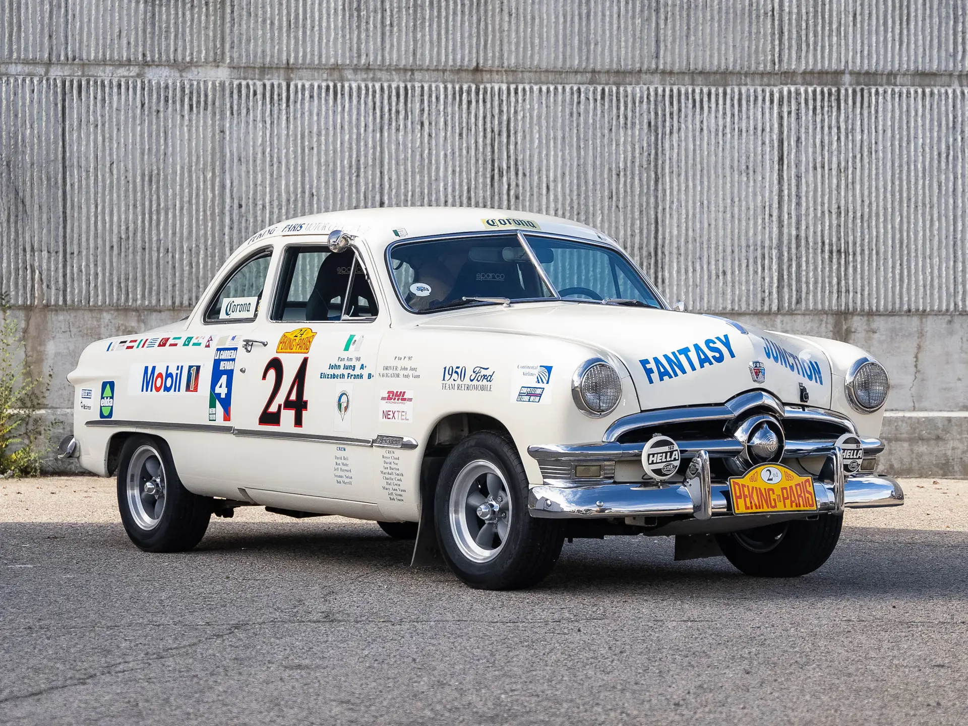1950 Ford Custom Club Coupe Rally Car | Hershey 2022 | RM Sotheby's