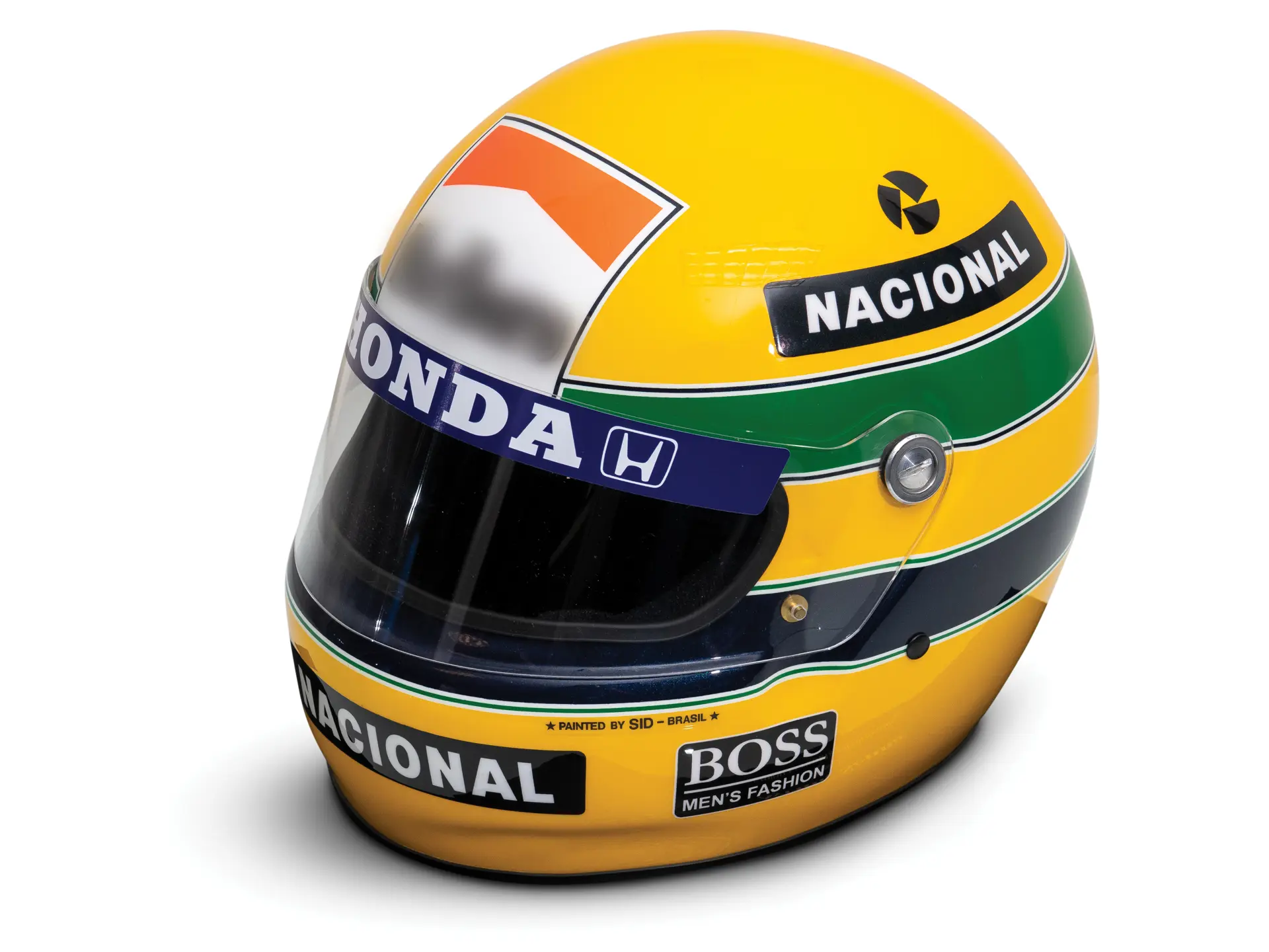 Ayrton Senna 1988 Replica Helmet by Sid - Brasil | Online Only: Formula ...