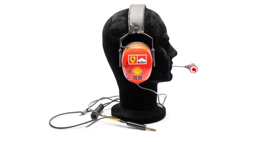 Ross Brawn Scuderia Ferrari Formula 1 Headset | The Schumacher and F1 ...