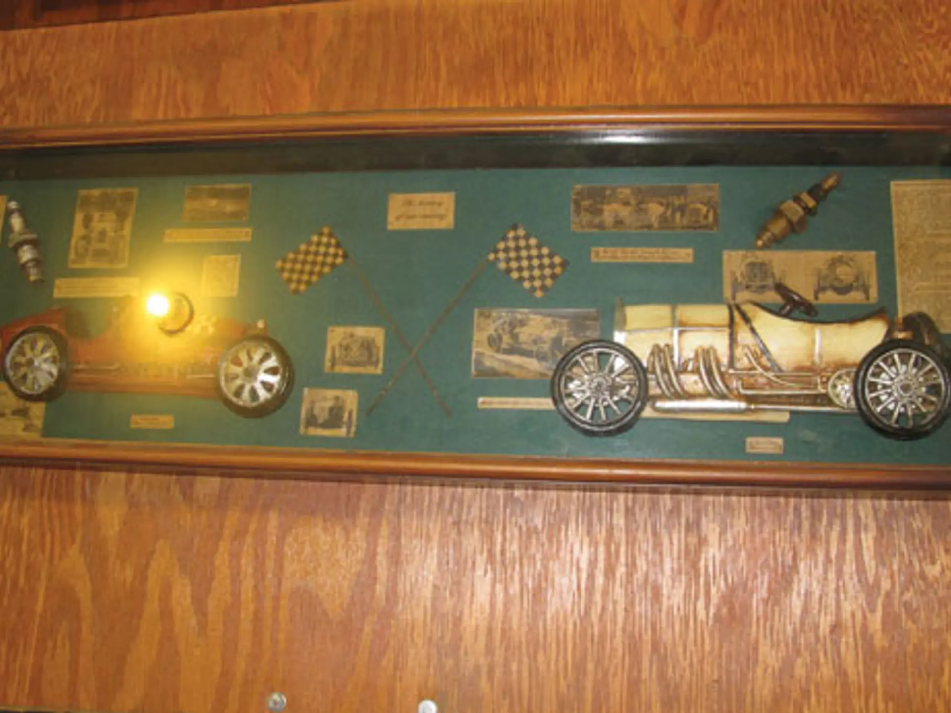 "History of Car Racing" Shadowbox | The Bennett Collection | RM Sotheby's