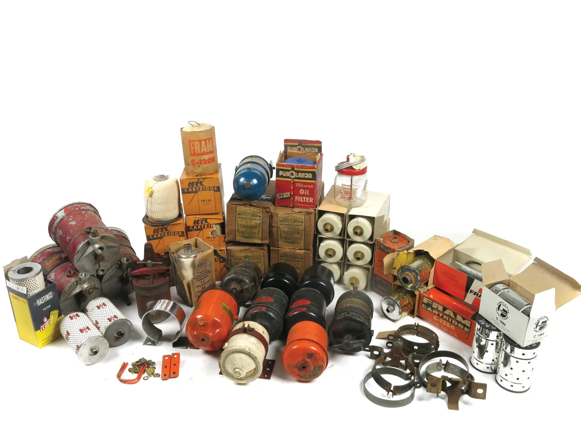 (7) Boxes Oil Filter Canisters and Cartridges, Oil Reclaimers | Auburn ...