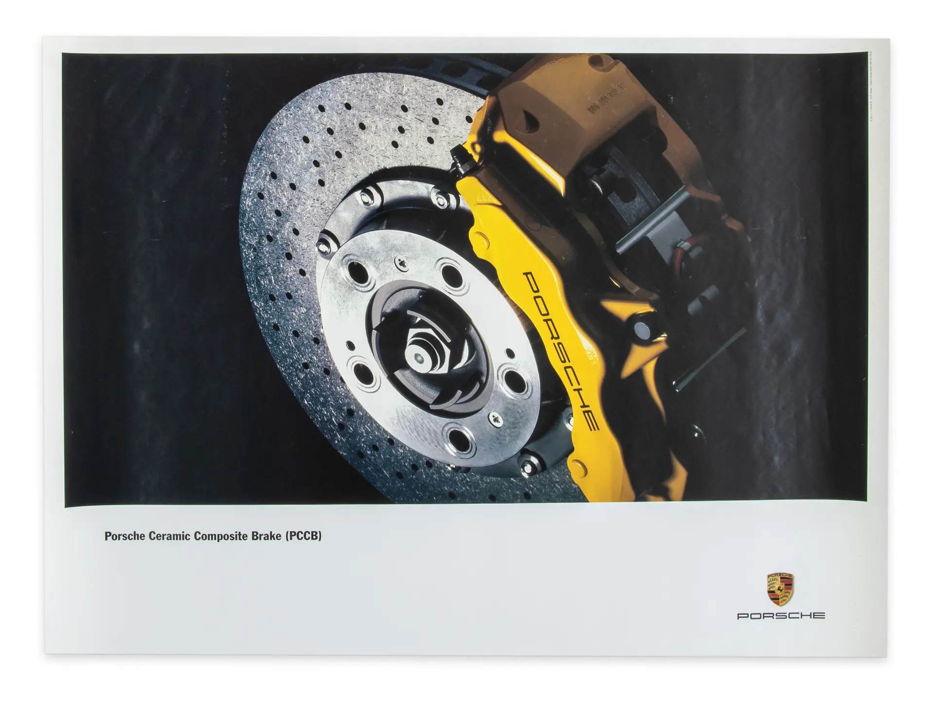 Porsche Ceramic Composite Brake (PCCB) Poster | The White Collection ...