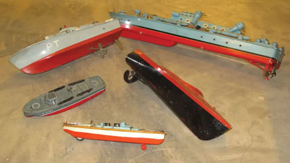 Lot of Tin Toy Boats | The Bennett Collection | RM Sotheby's