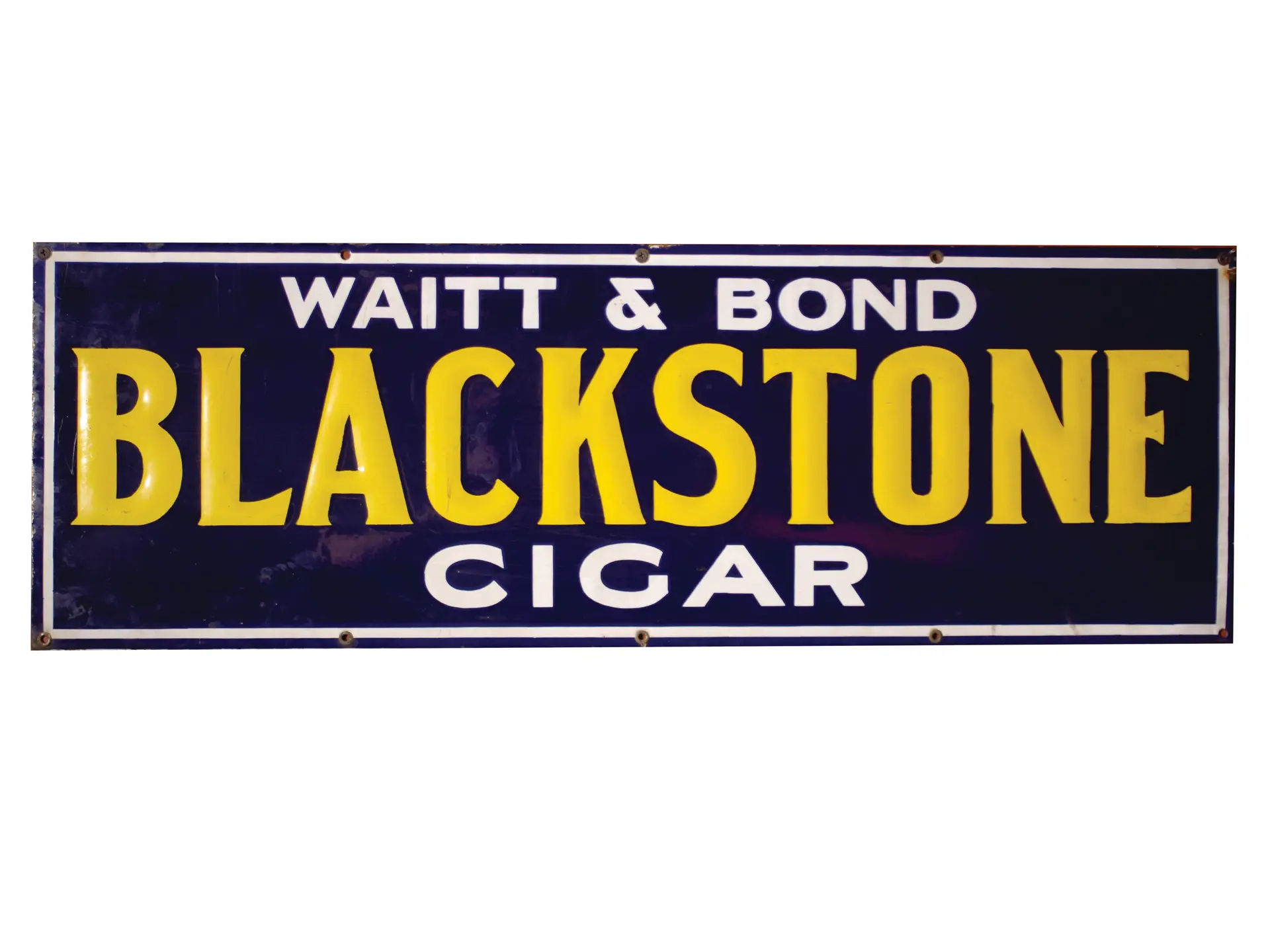 Blackstone Cigar Sign | Vintage Motor Cars of Hershey 2010 | RM Sotheby's