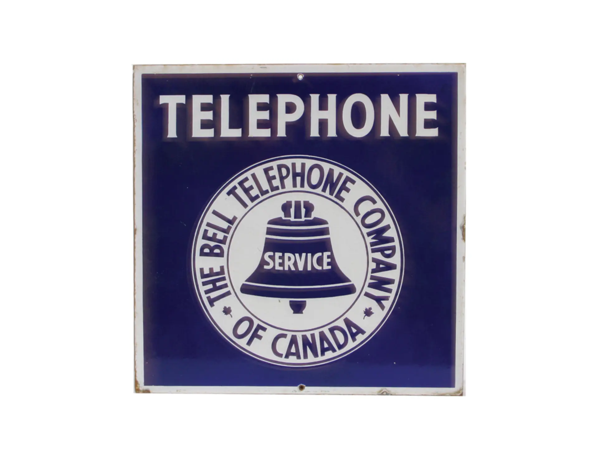 BELL TELEPHONE SIGN | Private Collection of Tom & Marlene Stackhouse ...