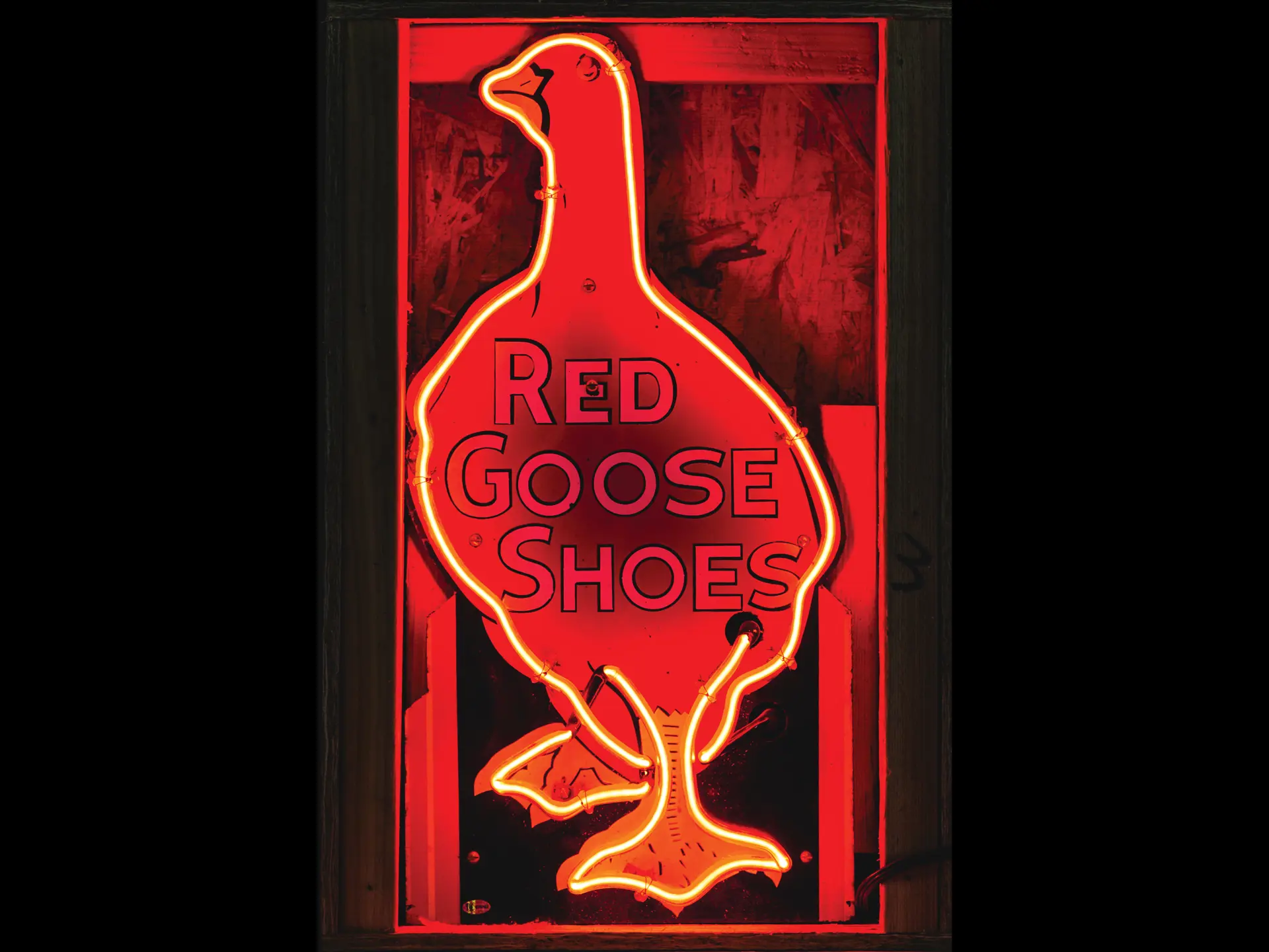 Red Goose Shoes Neon Sign | Auburn Spring 2019 | RM Sotheby's