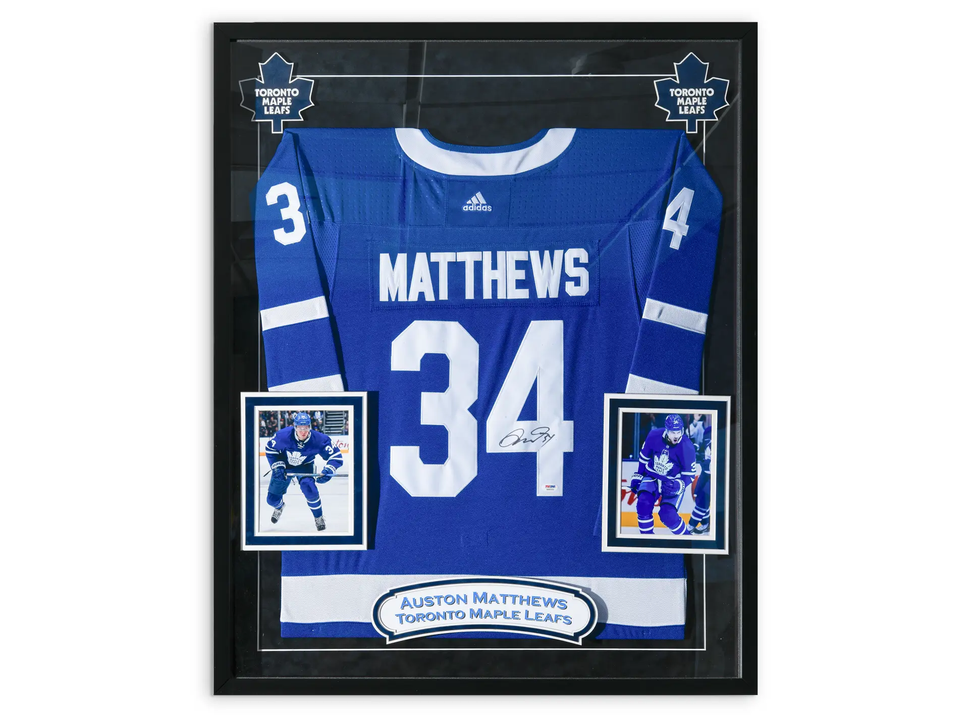 Auston Matthews Toronto Maple Leafs Autographed Commemorative Jersey ...