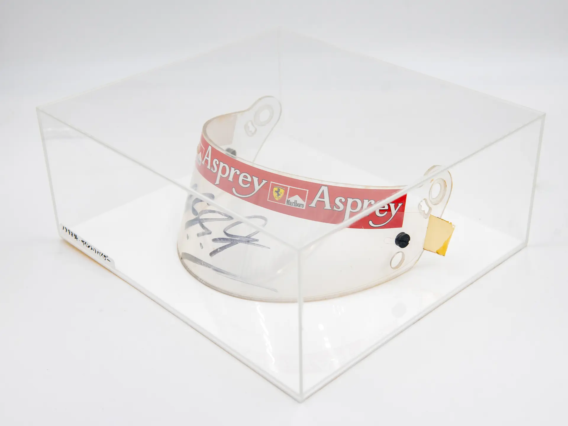 1998 Michael Schumacher Scuderia Ferrari Visor | Full Throttle – The ...
