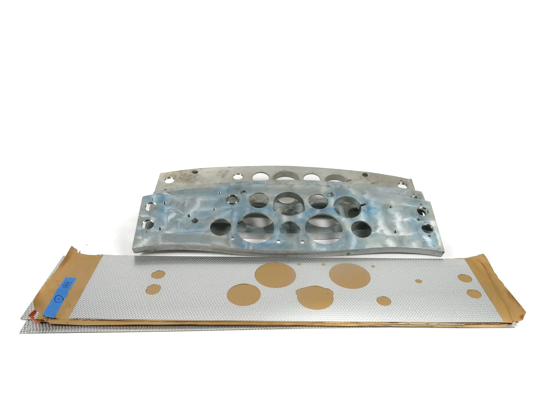 (1) Box and Group of Aluminum Panels; Reproduction Duesenberg ...