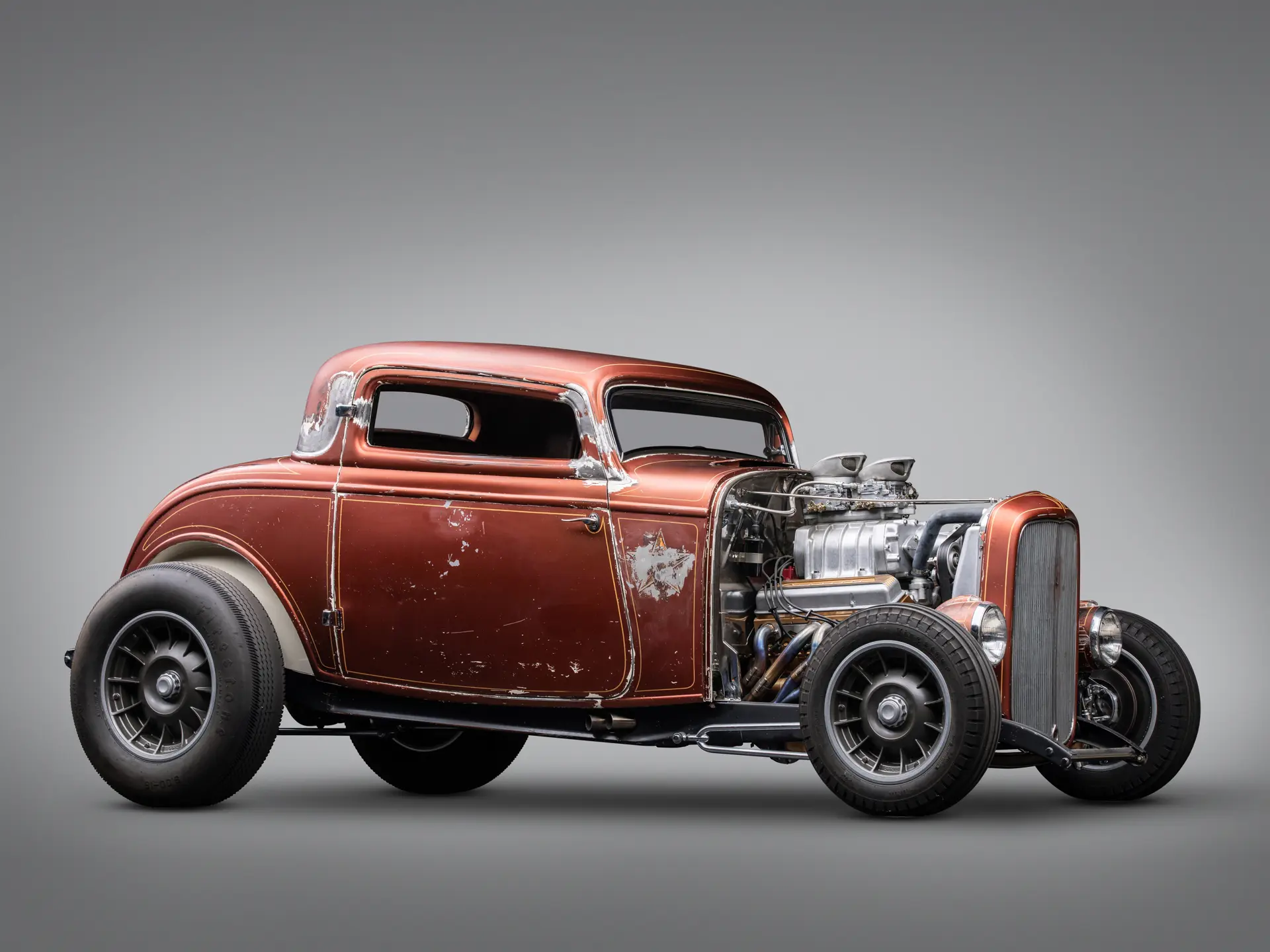 1932 Ford "Fender-Less" Three-Window Coupe | Monterey 2021 | RM Sotheby's