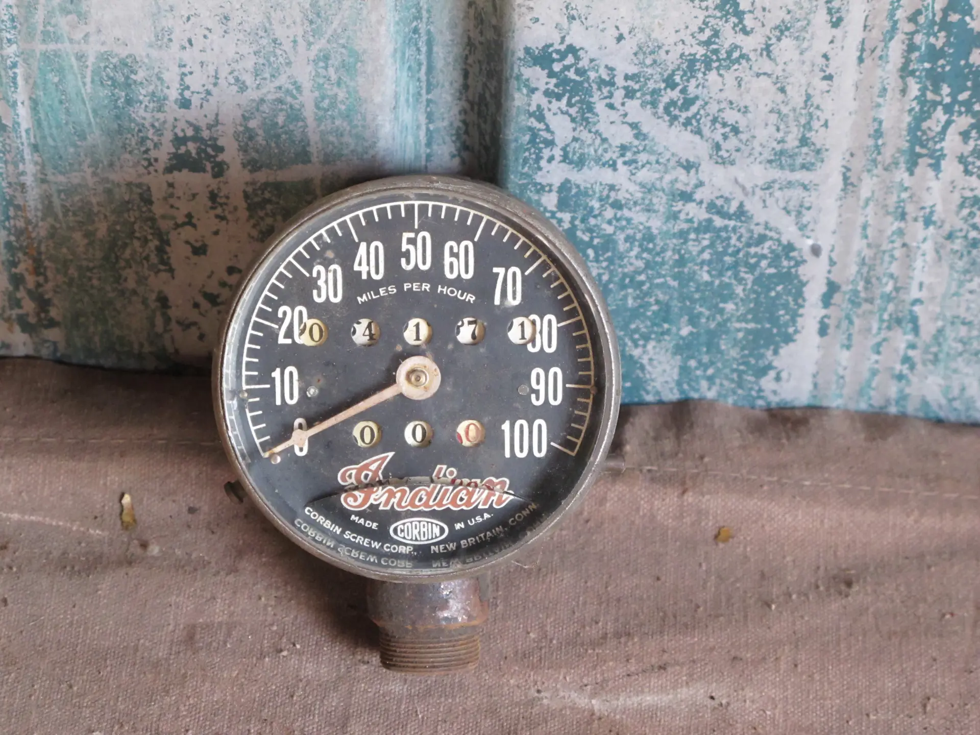 Corbin Indian Motorcycle Speedometer | The Lee Roy Hartung Collection ...