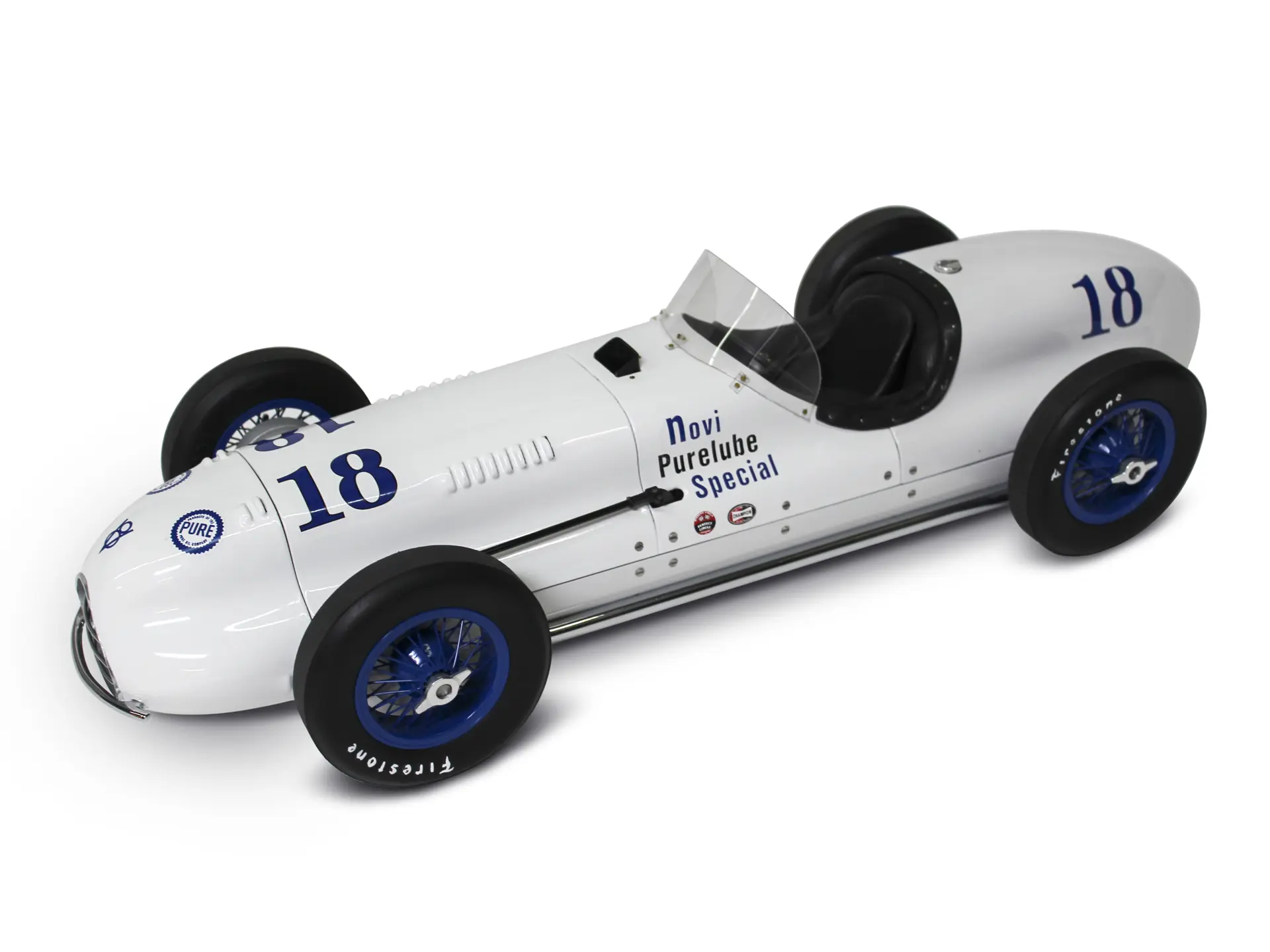 1951 Novi Purelube Special Indianapolis Car 1:8 Scale Model by John ...