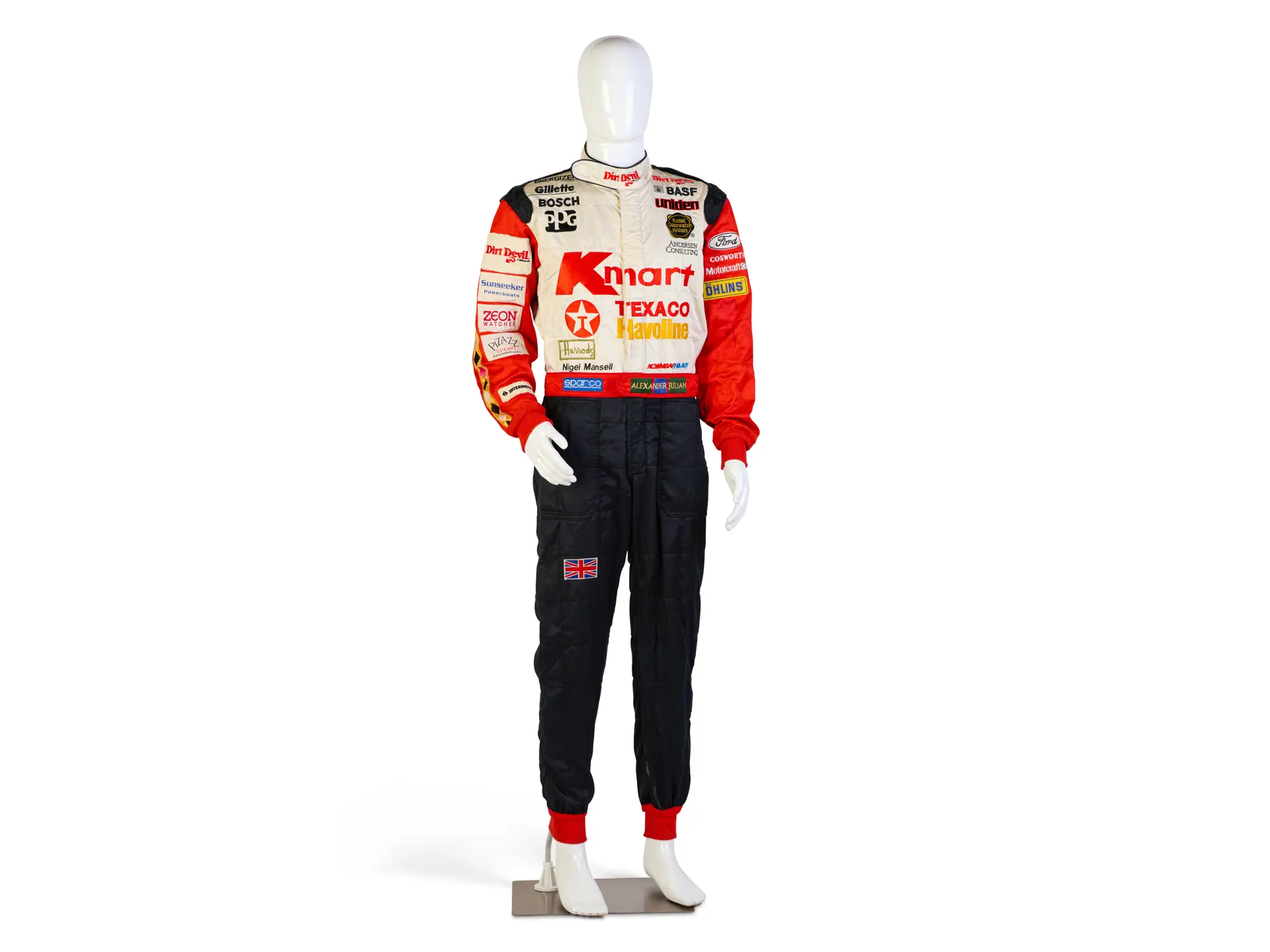 1993/1994 Newman Haas Racing Sparco IndyCar Race Suit | Nigel Mansell’s ...