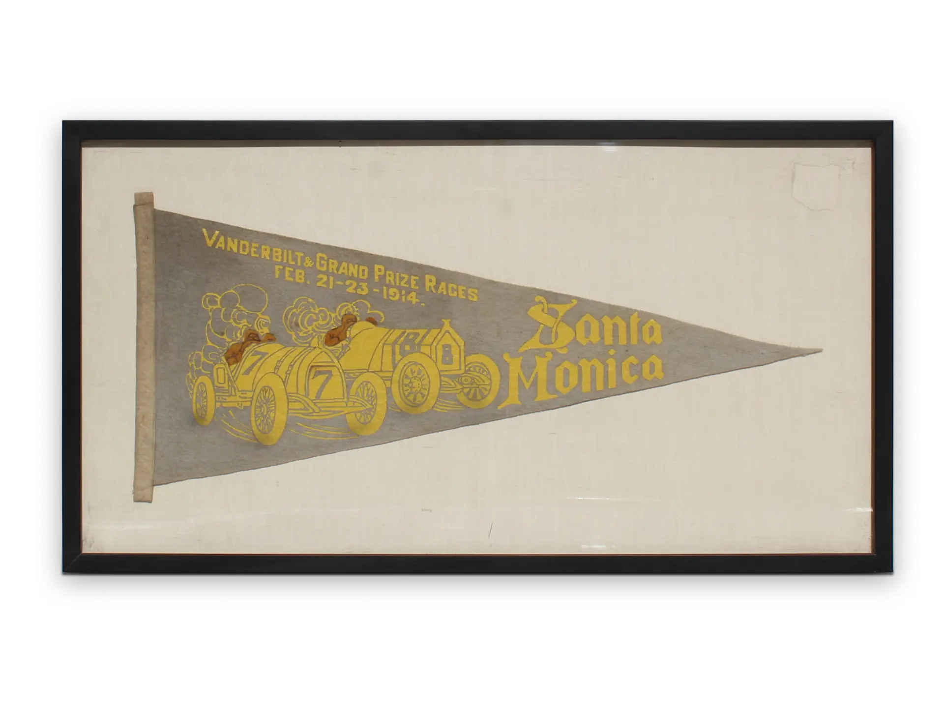 1914 Vanderbilt Cup Race Pennant | Hershey 2023 | RM Sotheby's
