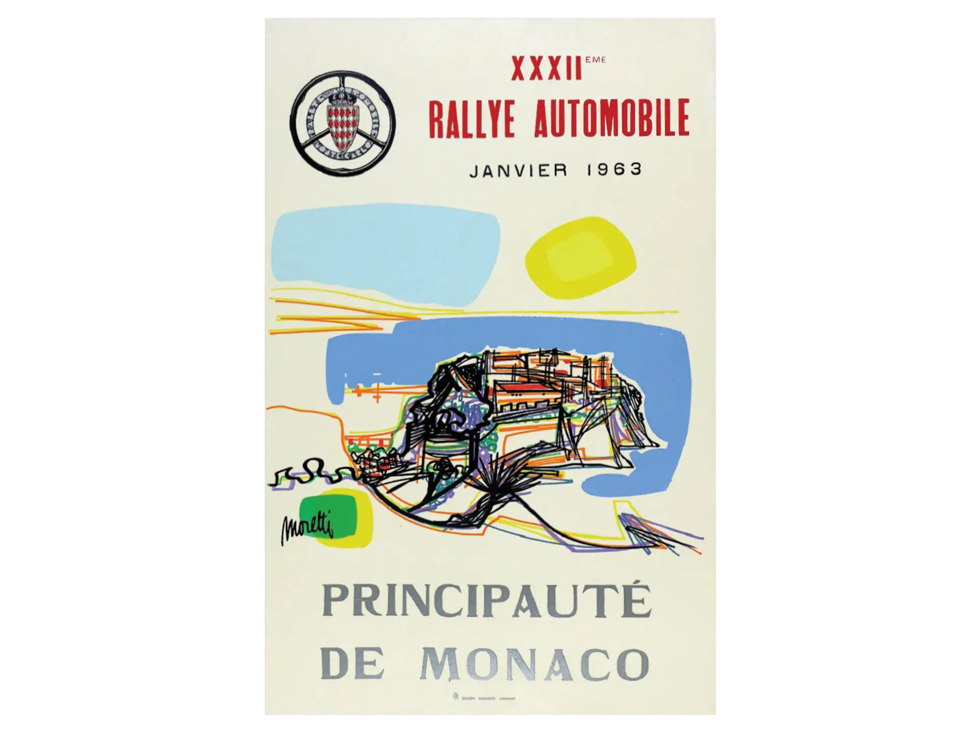 XXXII Rallye Automobile, Principauté de Monaco, 1963 | Original Racing ...