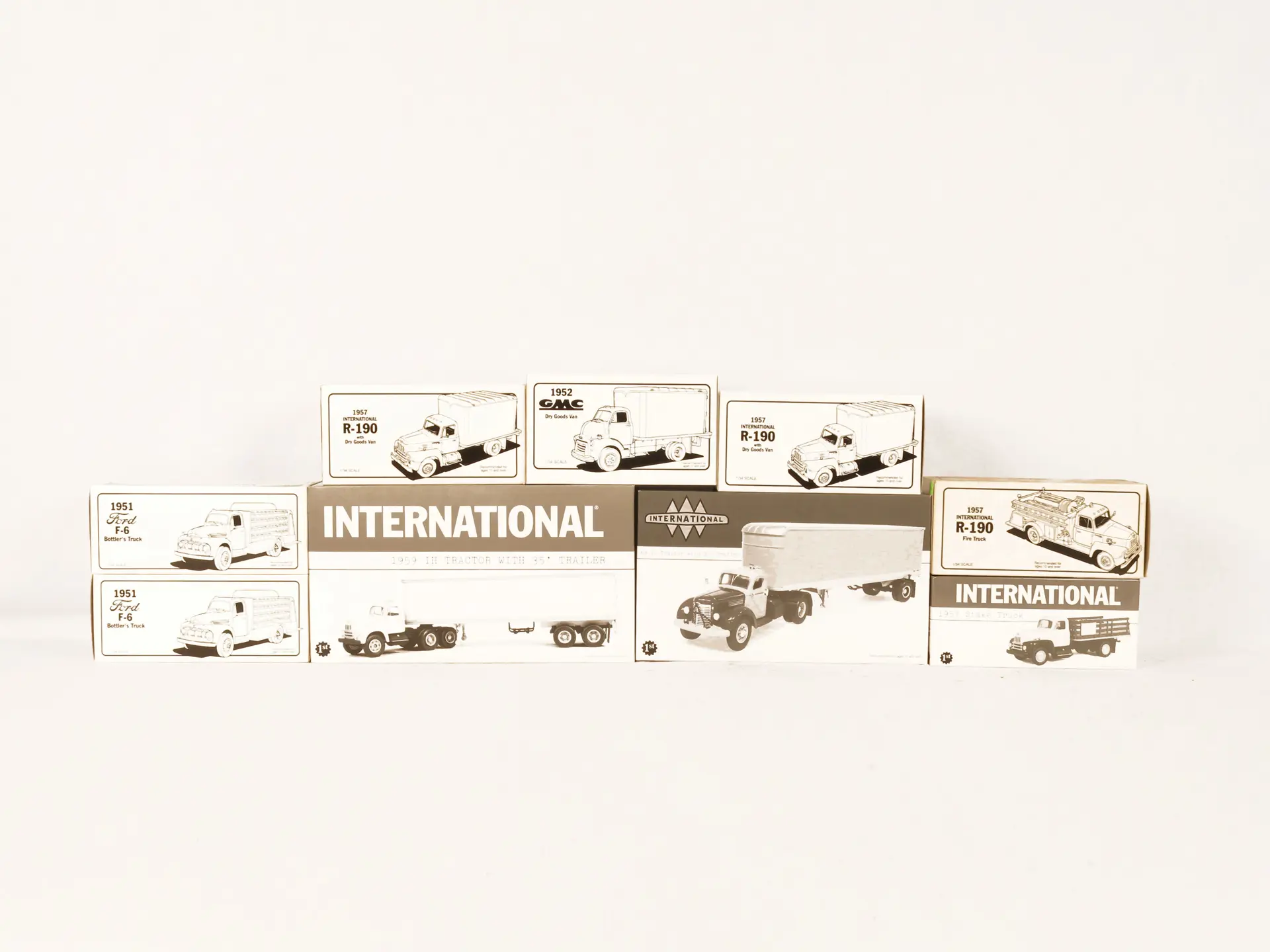 Nine 1/32 Scale First Gear Die-Cast Models | Auburn Memorabilia Auction ...