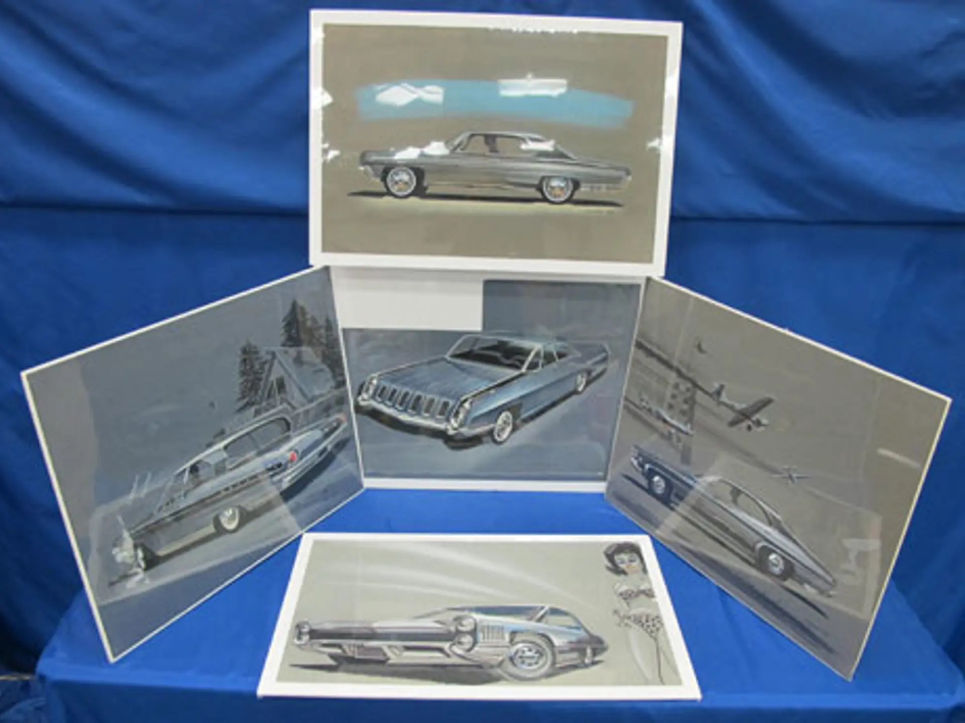 Assorted Ford Galaxie Original Renderings by Homer LaGassey | Auburn ...