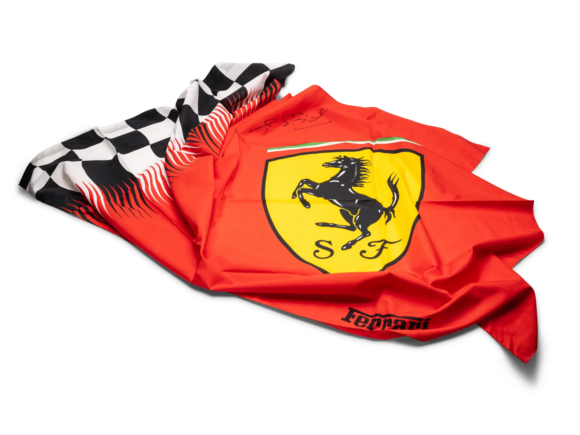 Signed Scuderia Ferrari Signed Flag | The Schumacher and F1 Legends ...